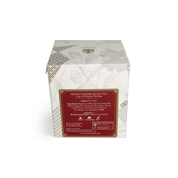 Spiced Caramel Pyramid Tea Bag 2.5g x 10 – The East India Company ...