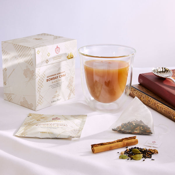 Governor Aungier's Bombay Chai Black Tea x 10 Pyramid Tea Bag Sachets ...
