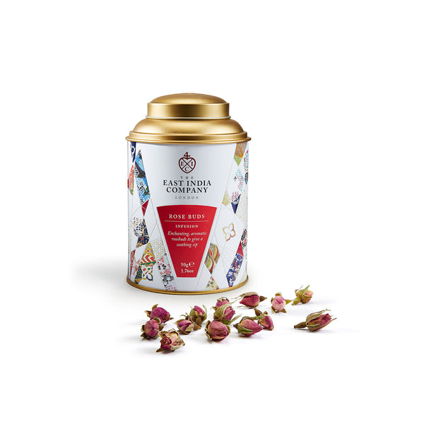 Rose Buds Loose Herbal Infusion Gift Caddy 50g – The East India Company ...